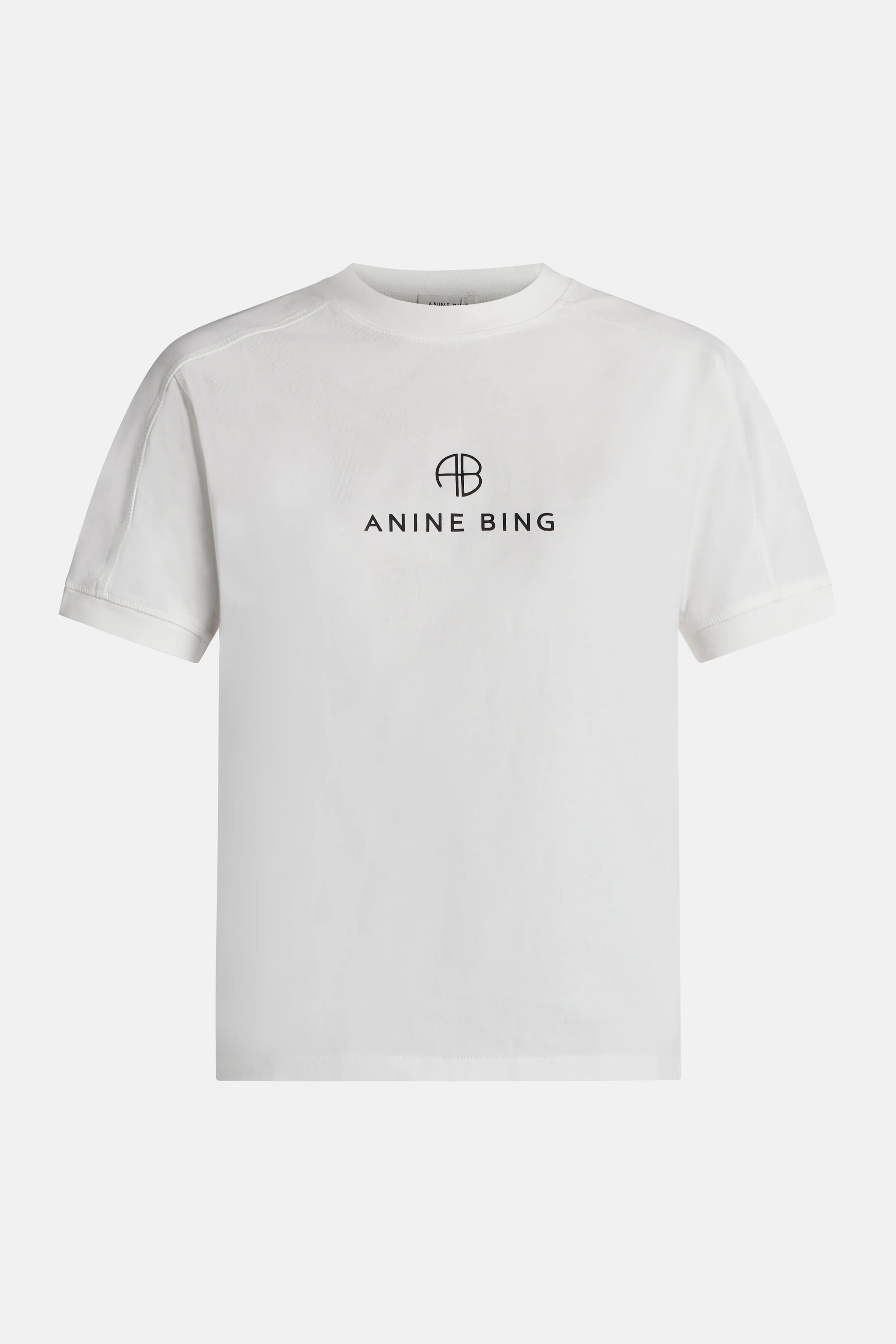 Buy the Jaylin Monogram Logo Cotton Round Neck T-Shirt